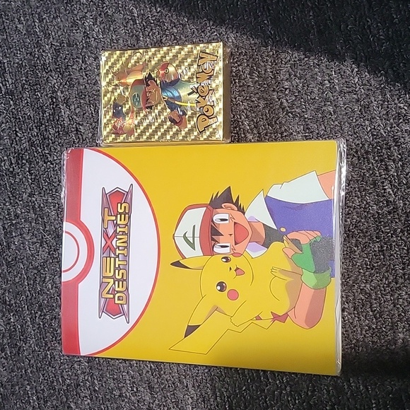 Pokémon | Toys | Pokemon Collector Book And Gold Collector Cards | Poshmark